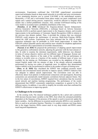 Performance estimation based recurrent-convolutional encoder decoder for speech enhancement | PDF