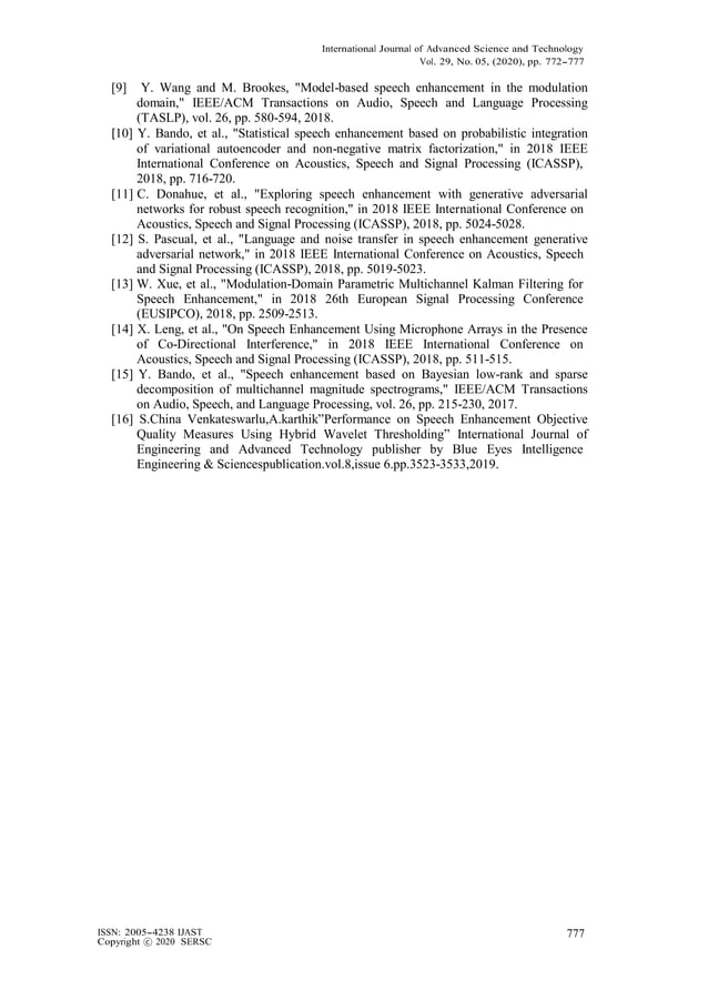 Performance estimation based recurrent-convolutional encoder decoder for speech enhancement | PDF