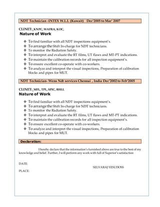 CURRICULUM VITAE | DOCX | Medical Tests | Medical Health