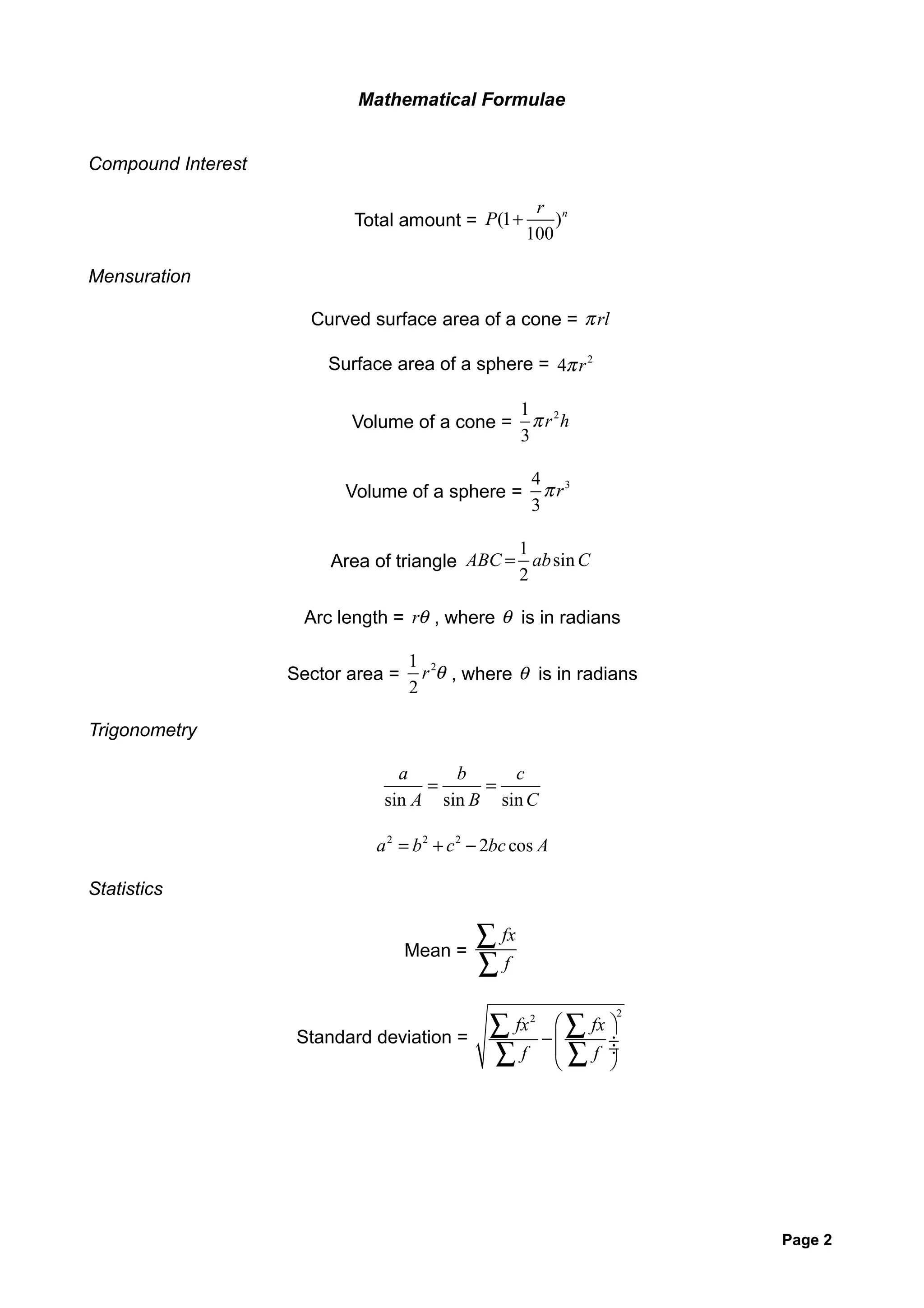 BukitPanjang GovtHigh Emath Paper2_printed | PDF