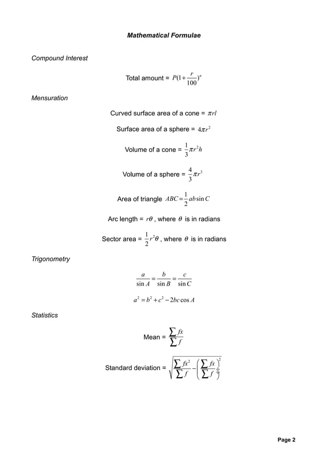 BukitPanjang GovtHigh Emath Paper2_printed | PDF