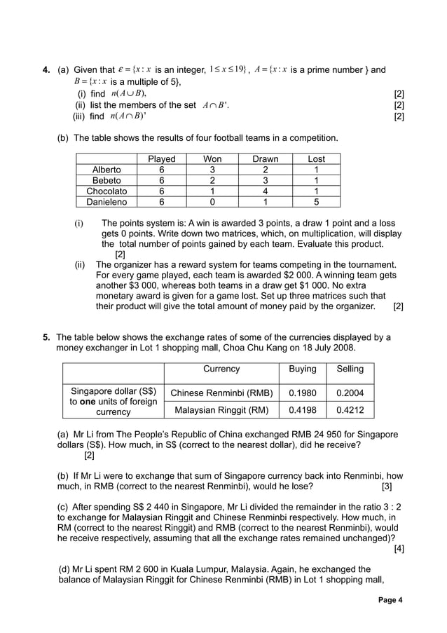 BukitPanjang GovtHigh Emath Paper2_printed | PDF