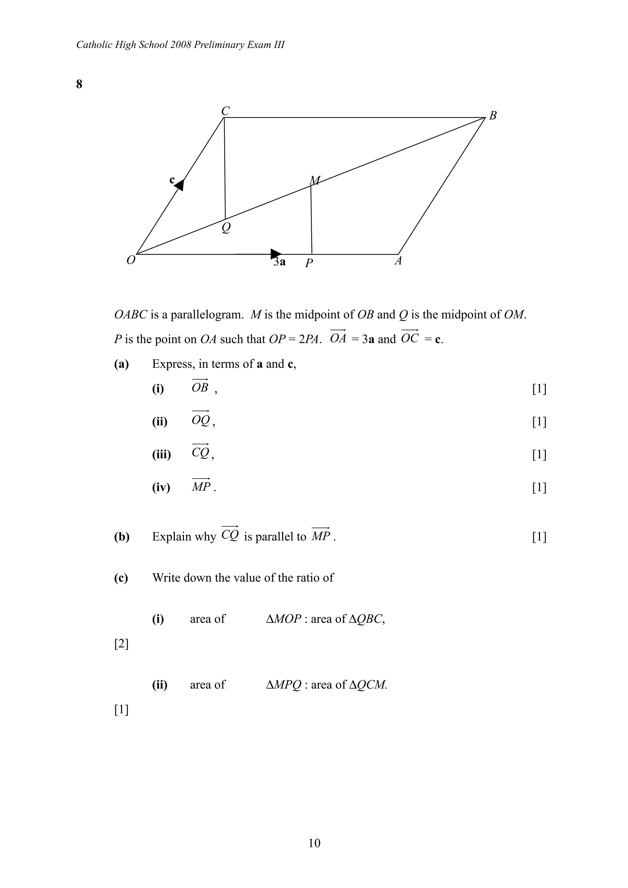 Catholic High Emath Paper2_printed | PDF