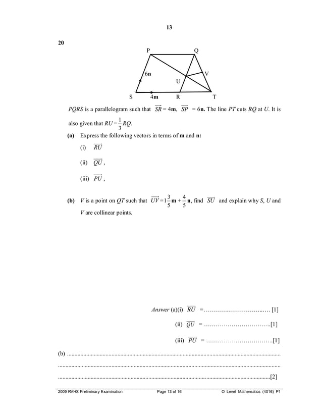 River Valley Emath Paper1_printed | PDF