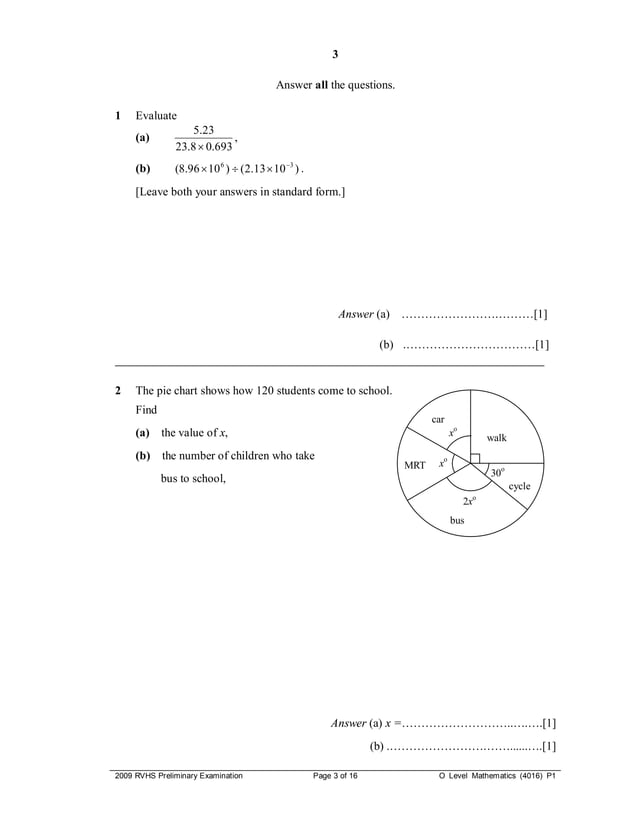 River Valley Emath Paper1_printed | PDF