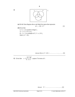 River Valley Emath Paper1_printed | PDF
