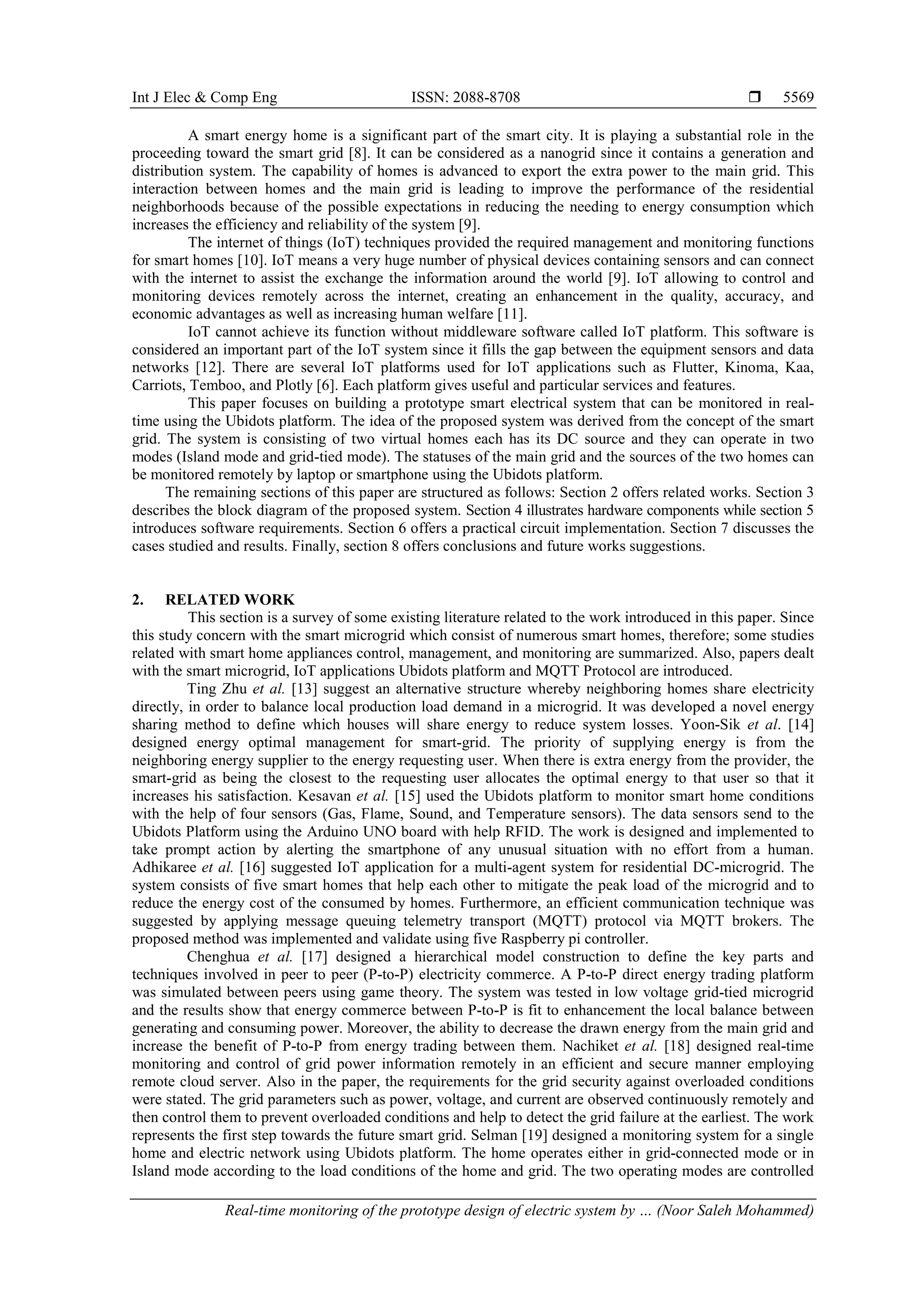 Real-time monitoring of the prototype design of electric system by the ...