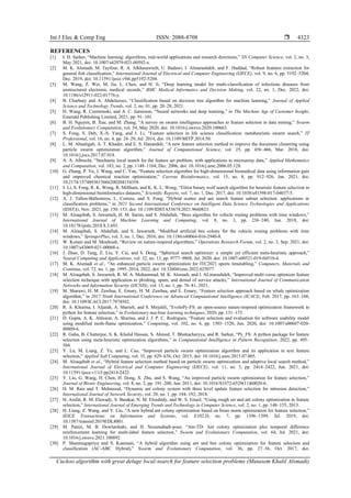 Cuckoo algorithm with great deluge local-search for feature selection problems | PDF