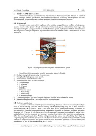 Smart hydroponic based on nutrient film technique and multistep fuzzy logic | PDF | Agriculture ...