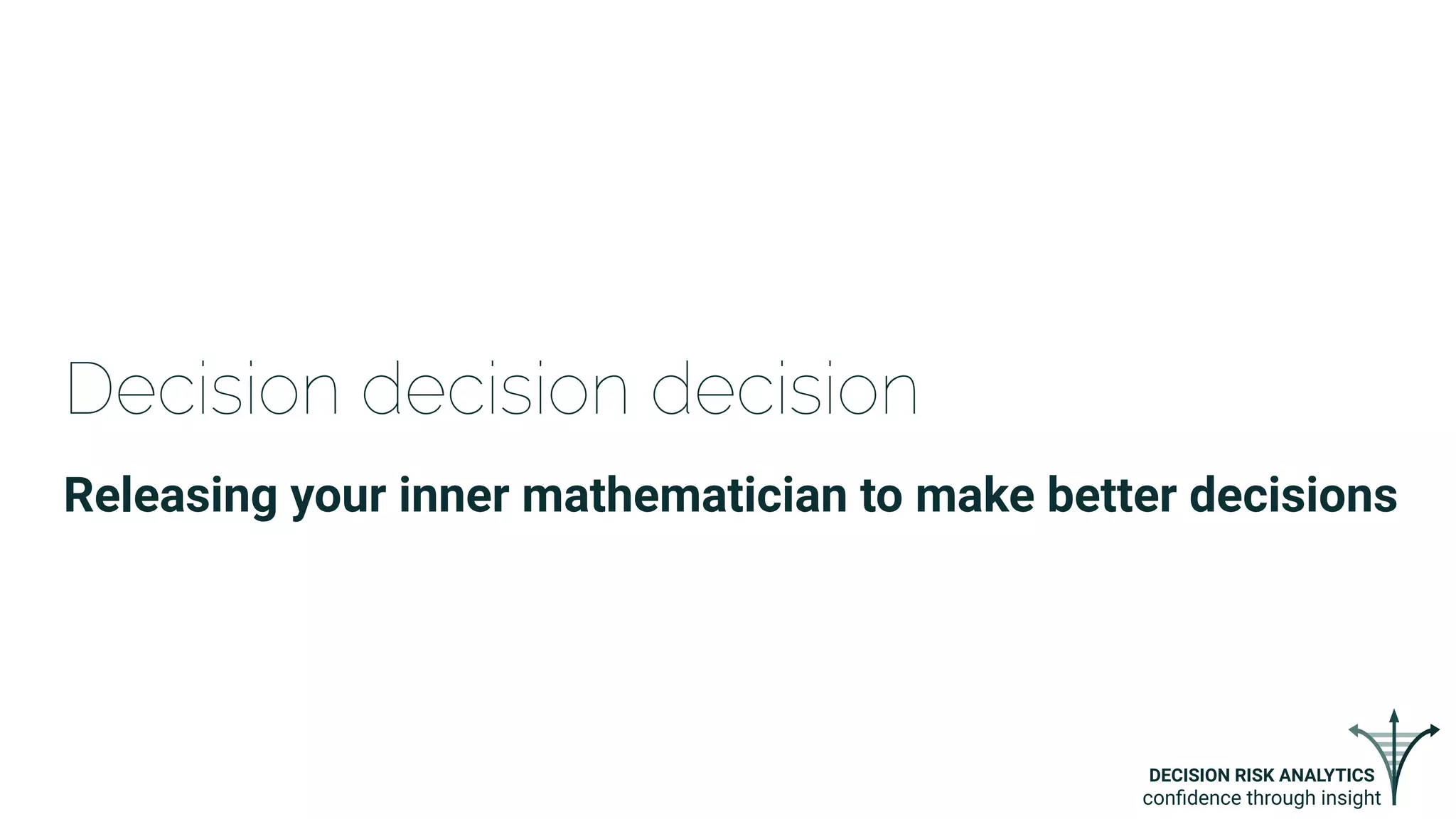 Decision decision decision | PDF