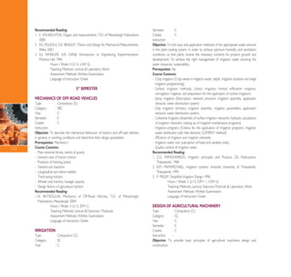 department of mechanical & water resources | PDF | Agriculture | Industries