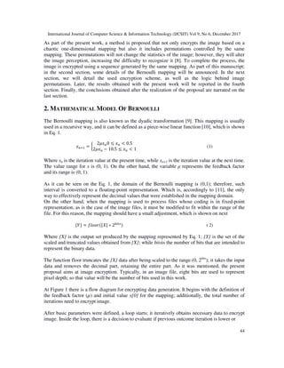 METHOD FOR A SIMPLE ENCRYPTION OF IMAGES BASED ON THE CHAOTIC MAP OF BERNOULLI | PDF