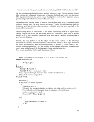 ON THE IMPLEMENTATION OF GOLDBERG'S MAXIMUM FLOW ALGORITHM IN EXTENDED MIXED NETWORK | PDF
