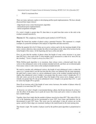 ON THE IMPLEMENTATION OF GOLDBERG'S MAXIMUM FLOW ALGORITHM IN EXTENDED MIXED NETWORK | PDF