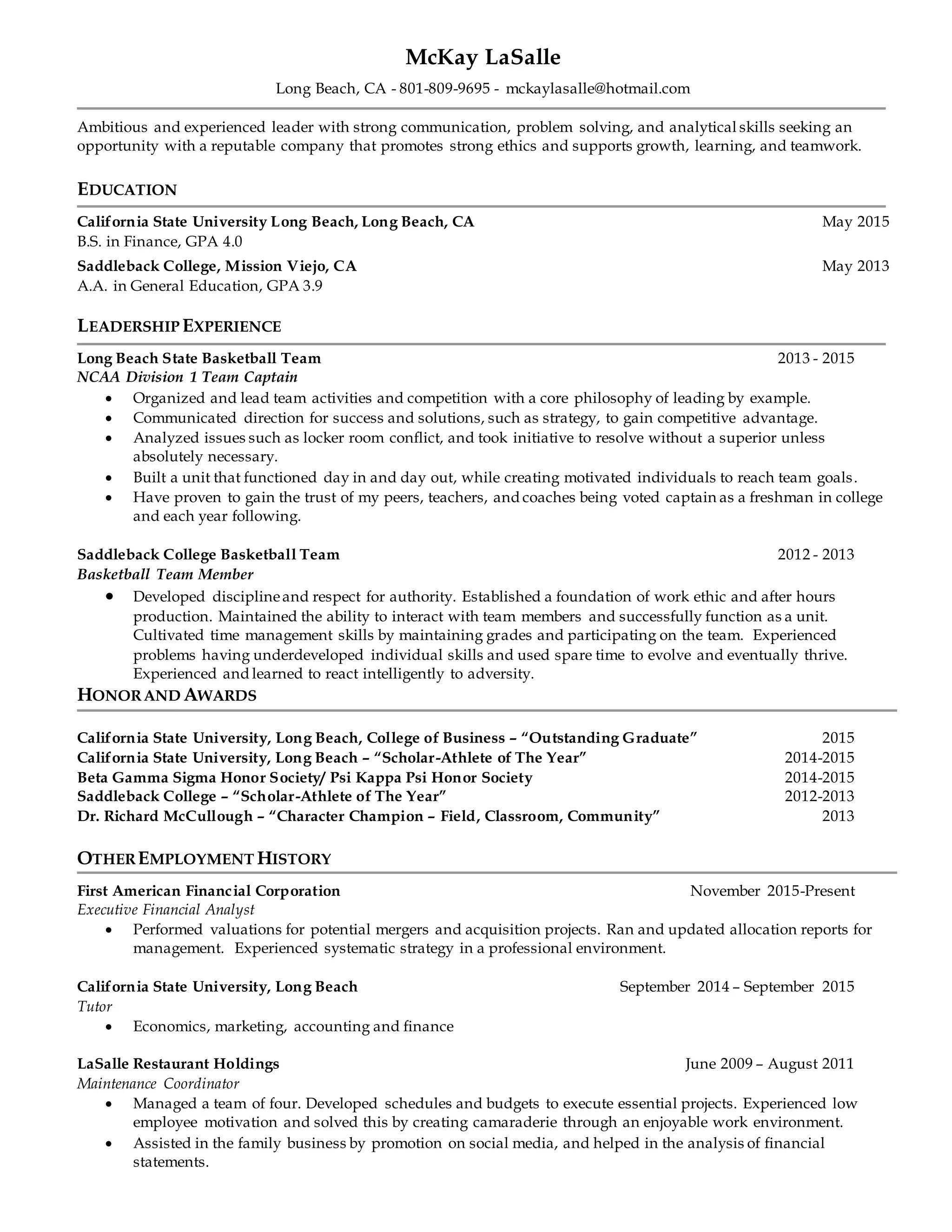 McKay_LaSalle_Resume2 | DOCX