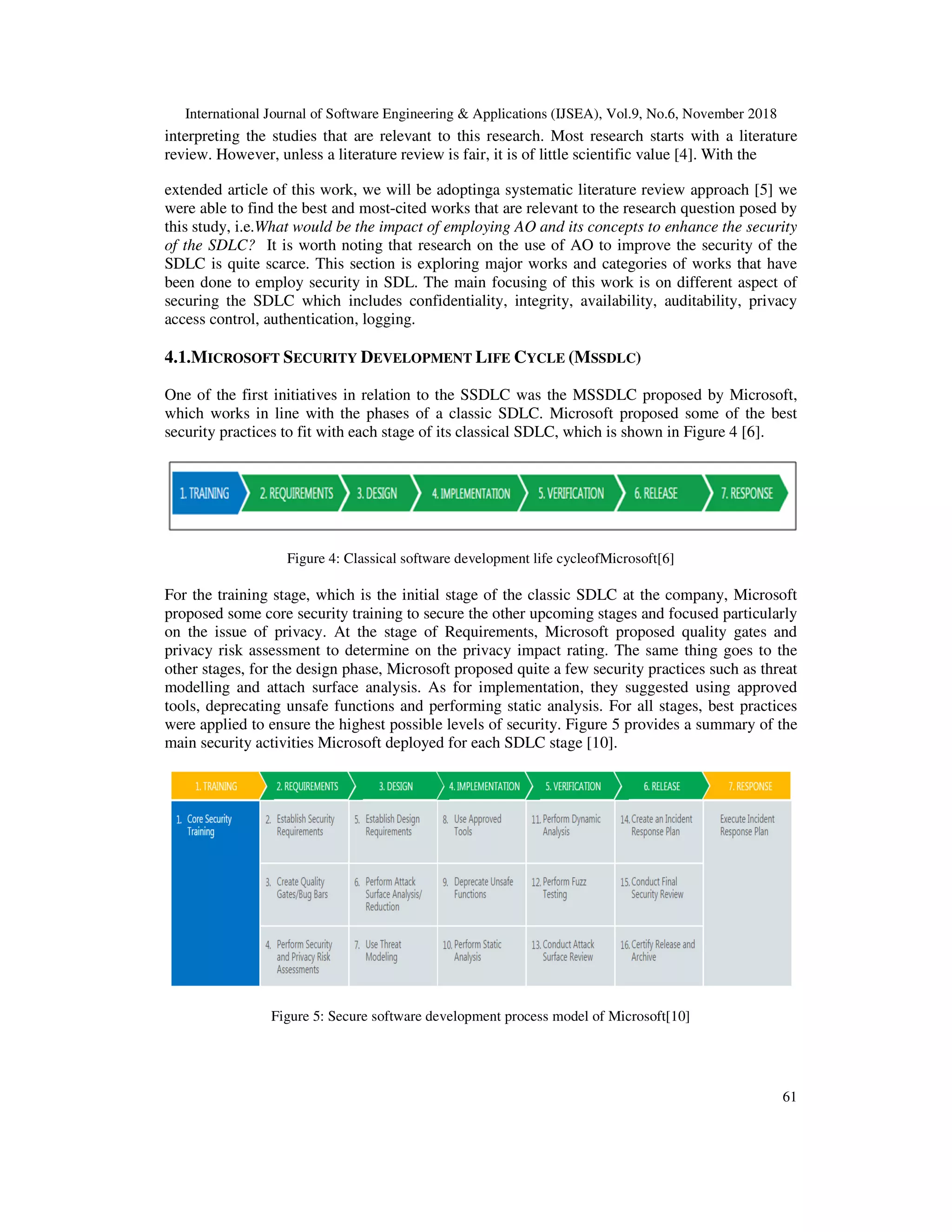 SECURING SOFTWARE DEVELOPMENT STAGES USING ASPECT-ORIENTATION CONCEPTS ...
