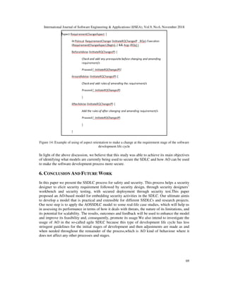 SECURING SOFTWARE DEVELOPMENT STAGES USING ASPECT-ORIENTATION CONCEPTS | PDF