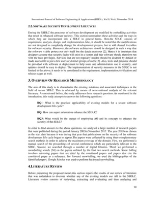 SECURING SOFTWARE DEVELOPMENT STAGES USING ASPECT-ORIENTATION CONCEPTS | PDF