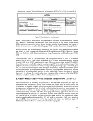 SECURING SOFTWARE DEVELOPMENT STAGES USING ASPECT-ORIENTATION CONCEPTS | PDF