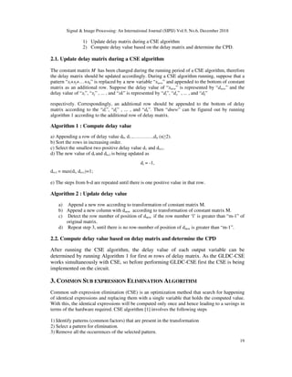 Design of Delay Computation Method for Cyclotomic Fast Fourier ...