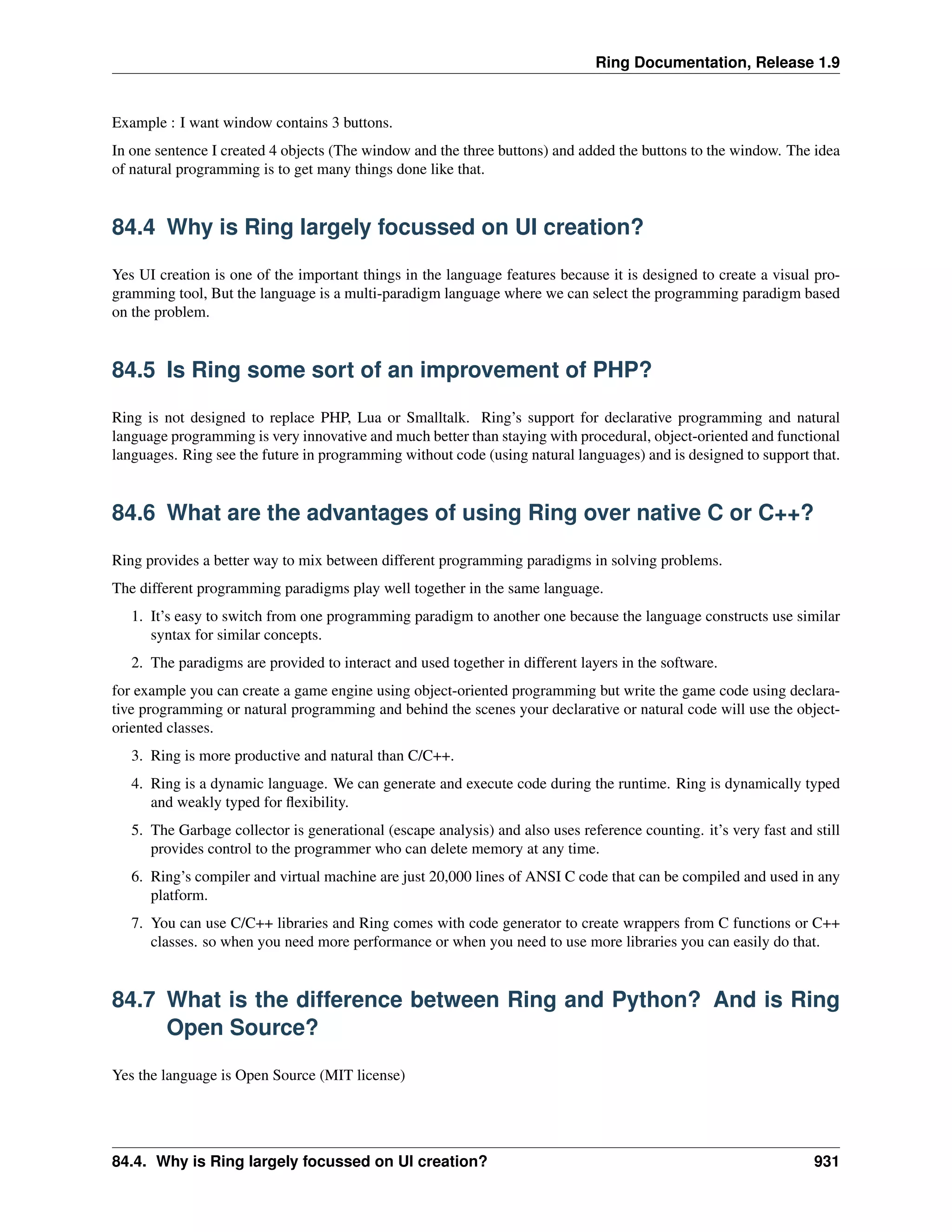 The Ring programming language version 1.9 book - Part 97 of 210 | PDF