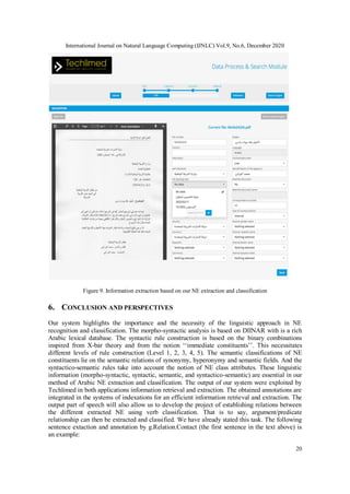 AUTOMATIC ARABIC NAMED ENTITY EXTRACTION AND CLASSIFICATION FOR INFORMATION RETRIEVAL | PDF