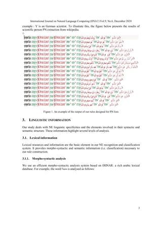 AUTOMATIC ARABIC NAMED ENTITY EXTRACTION AND CLASSIFICATION FOR INFORMATION RETRIEVAL | PDF