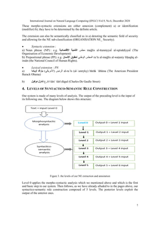 AUTOMATIC ARABIC NAMED ENTITY EXTRACTION AND CLASSIFICATION FOR INFORMATION RETRIEVAL | PDF