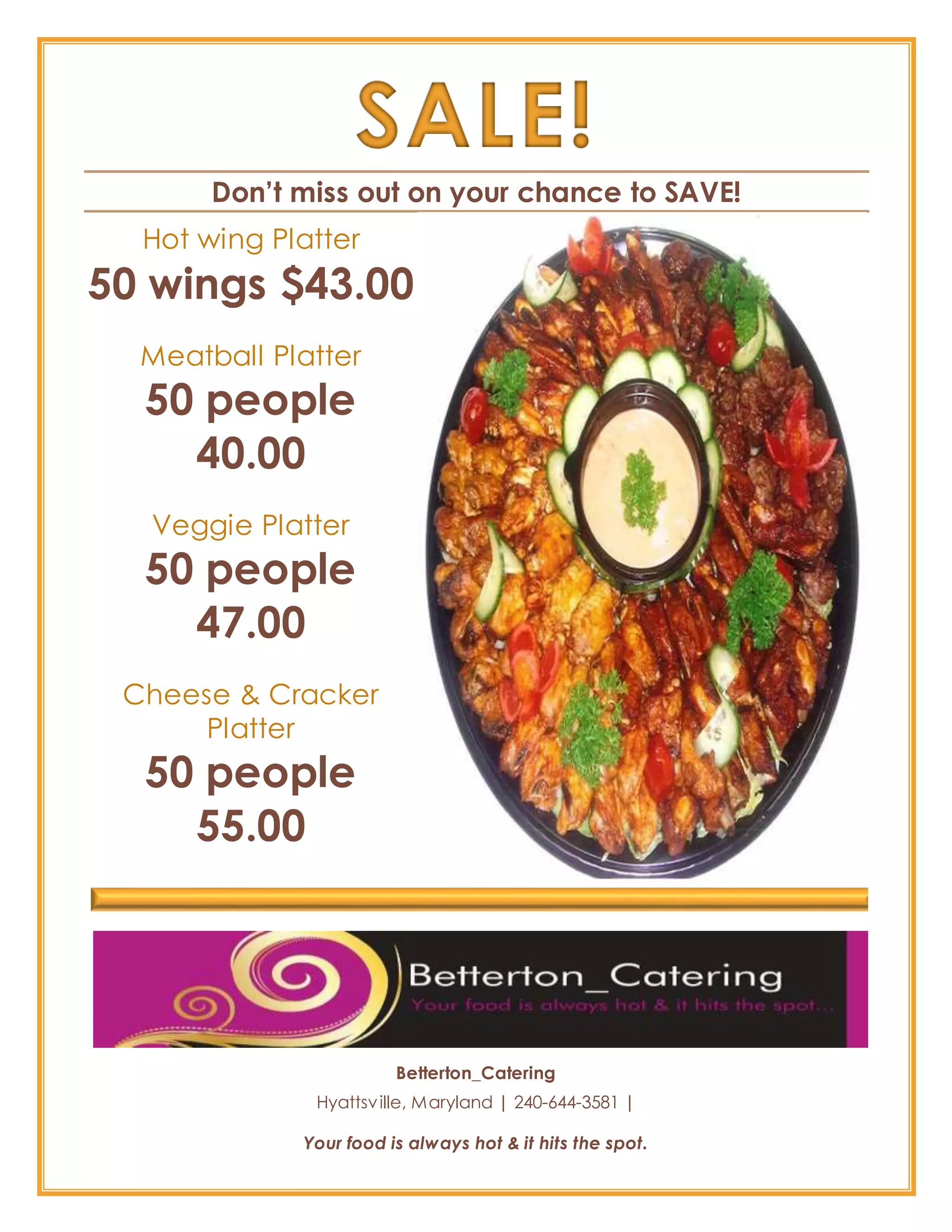 platter flyer | DOCX