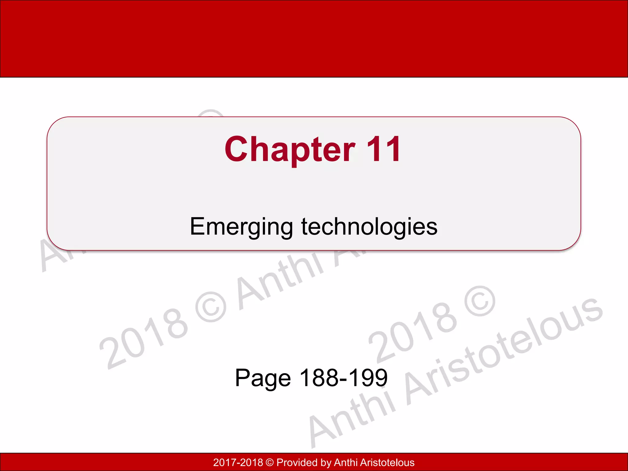 9626 GCE A2 Information Technology Chapter 11 | PDF