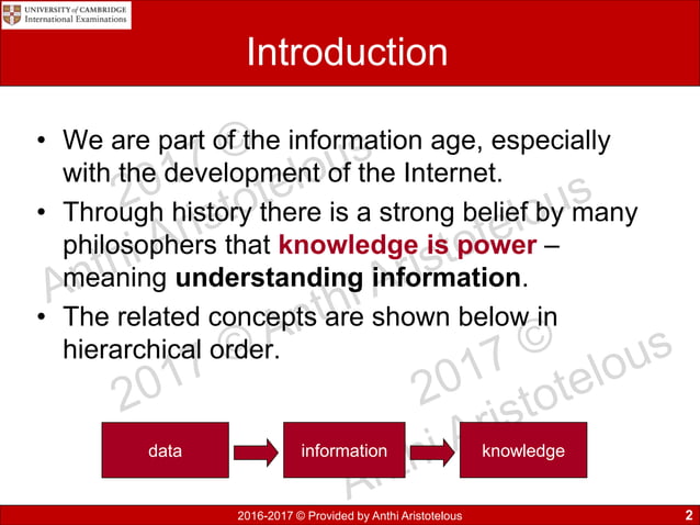 9626 GCE AS Information Technology Chapter 1 | PDF