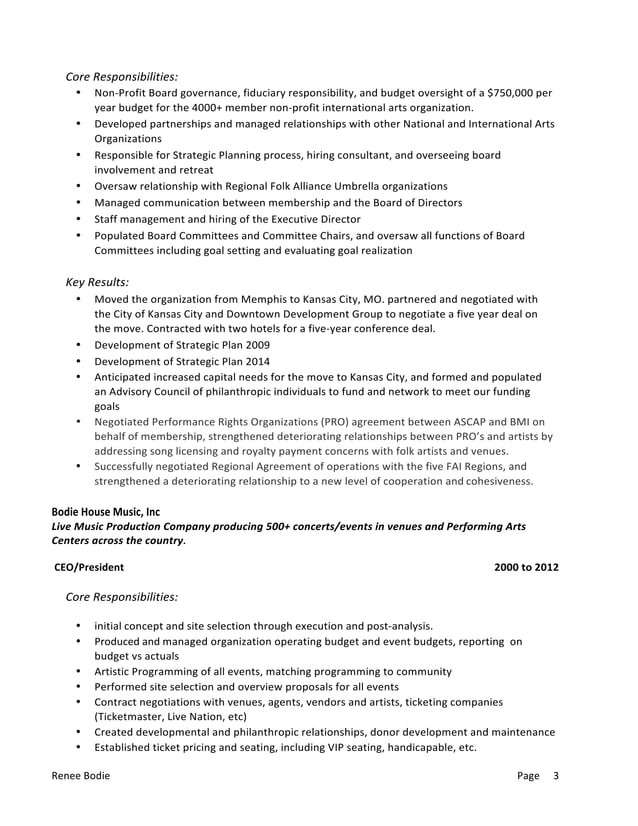 Renee Bodie - Resume 2016 - FINAL | PDF
