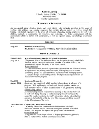 Colton Ludwig ResumeV3 | DOCX