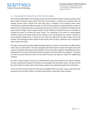 Odour Assessment Methodology for Petrochemical Industry. | PDF