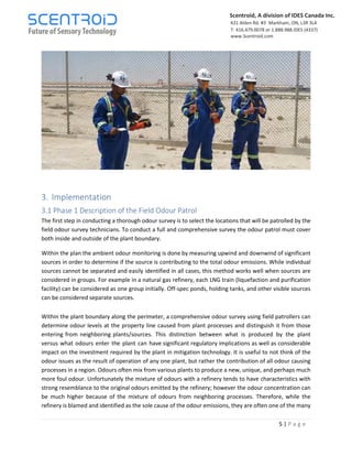 Odour Assessment Methodology for Petrochemical Industry. | PDF