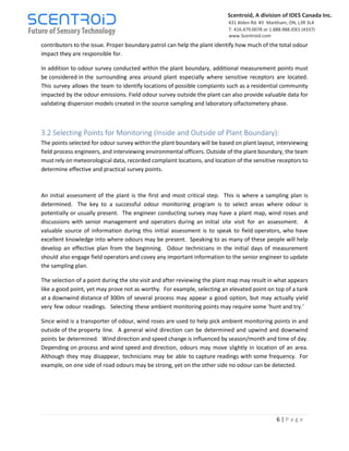 Odour Assessment Methodology for Petrochemical Industry. | PDF