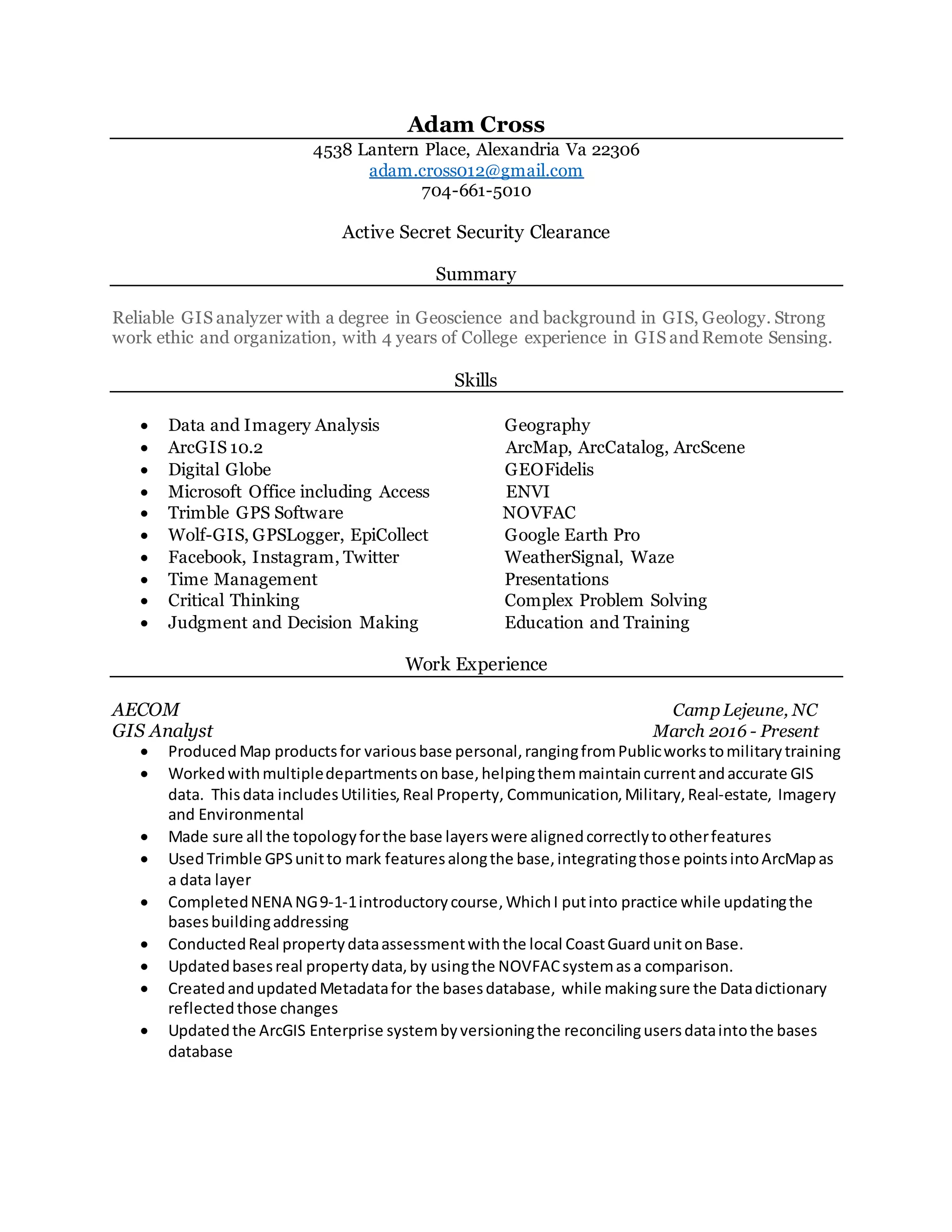 Adams Resume | DOCX