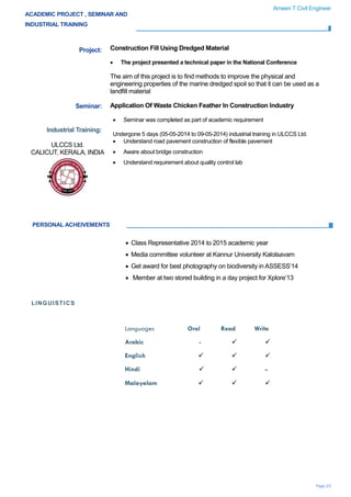 AMEEN CV | PDF