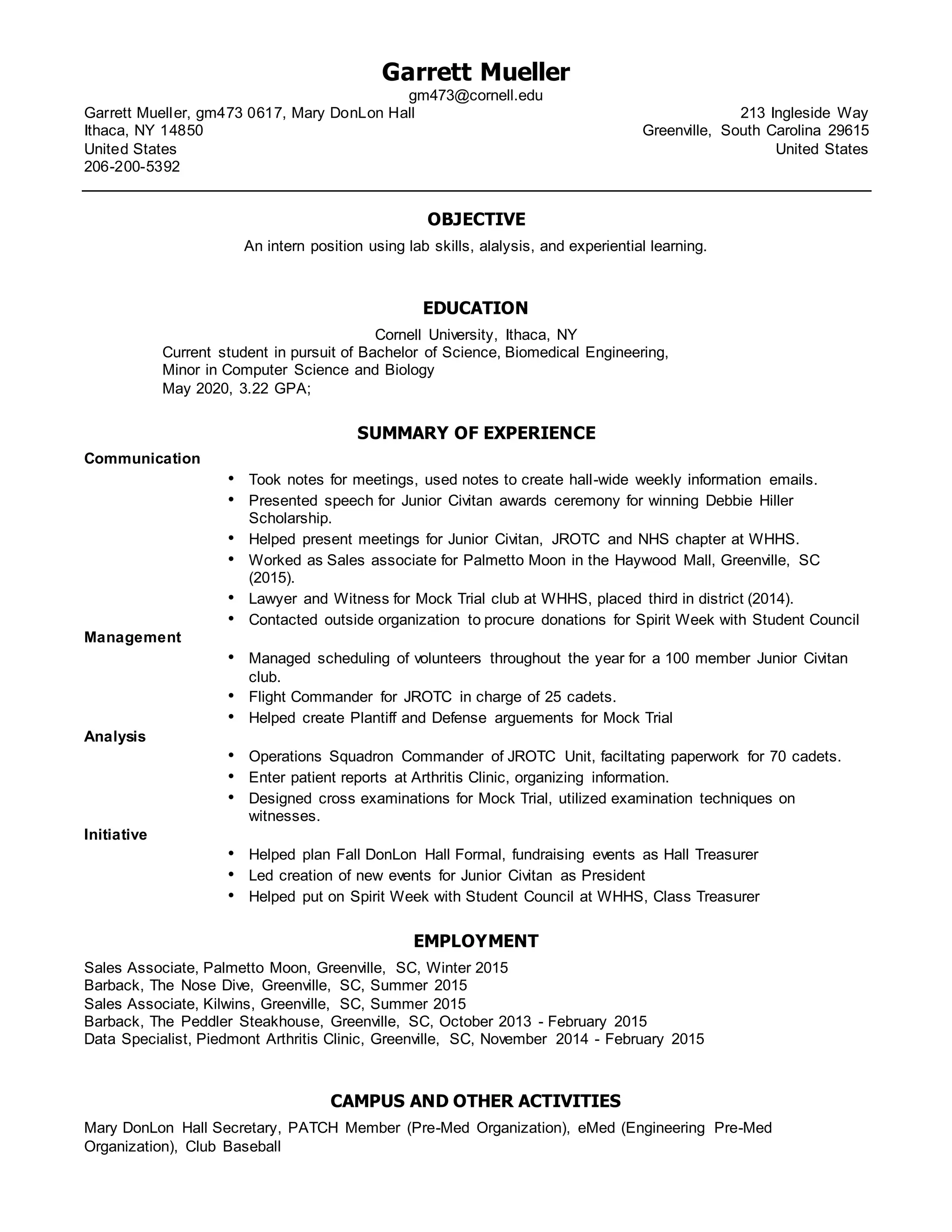 Garrett T Mueller 2 | PDF