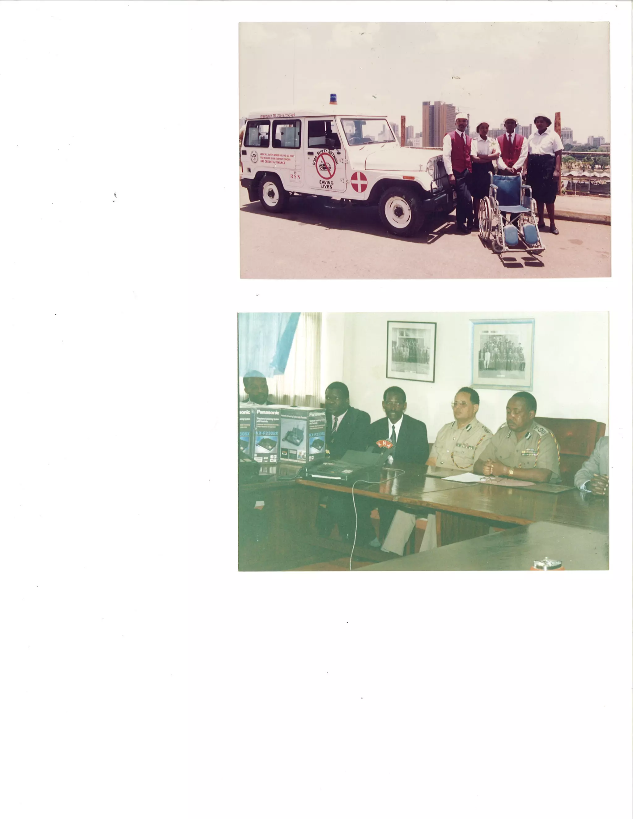 RSN Personel & Computer Donations to Police Department | PDF