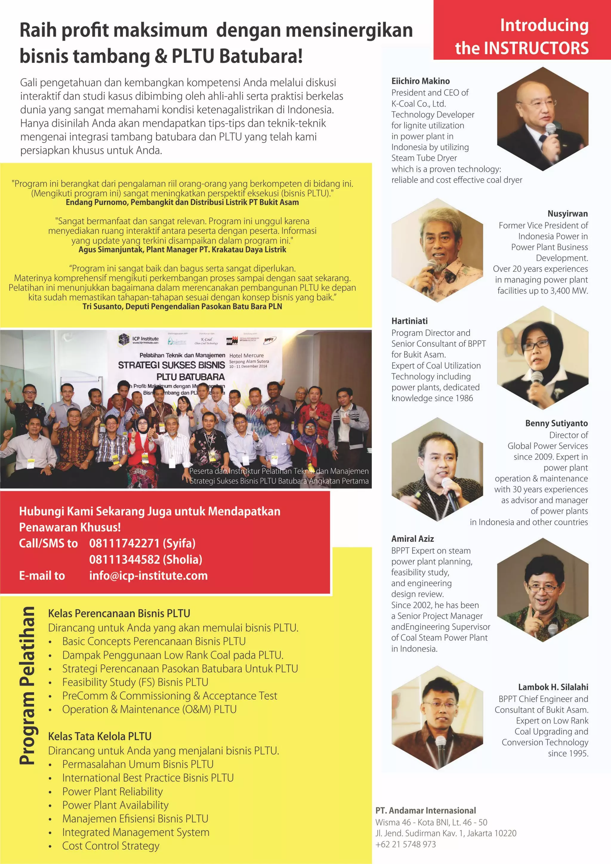 Brosur ICP-Institute Batch 2 | PDF