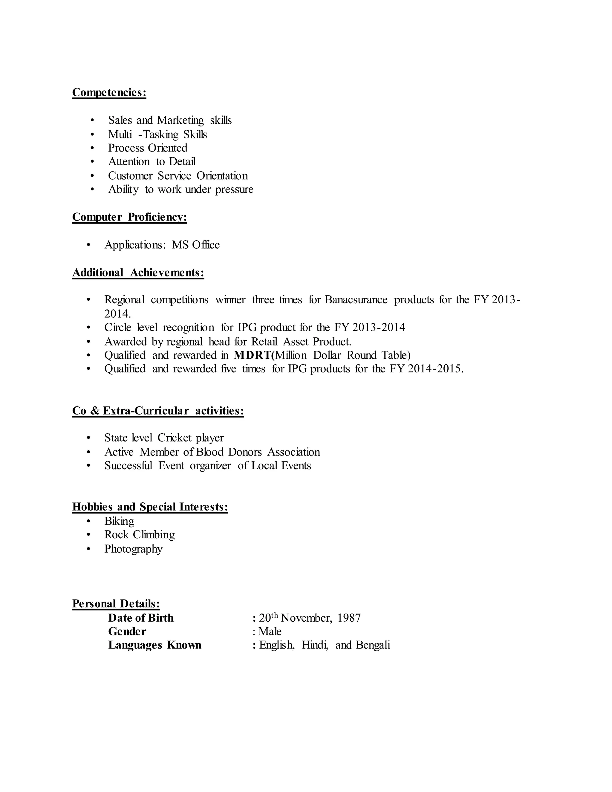 Nayan Saha CV-2 | PDF