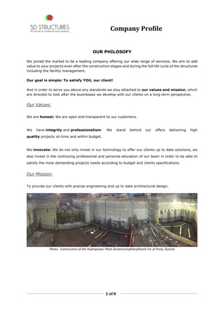 5D Structures - Company Profile_2 | PDF