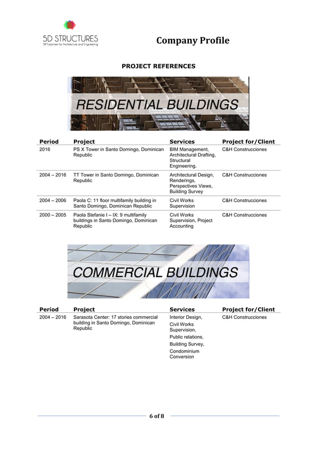 5D Structures - Company Profile_2 | PDF