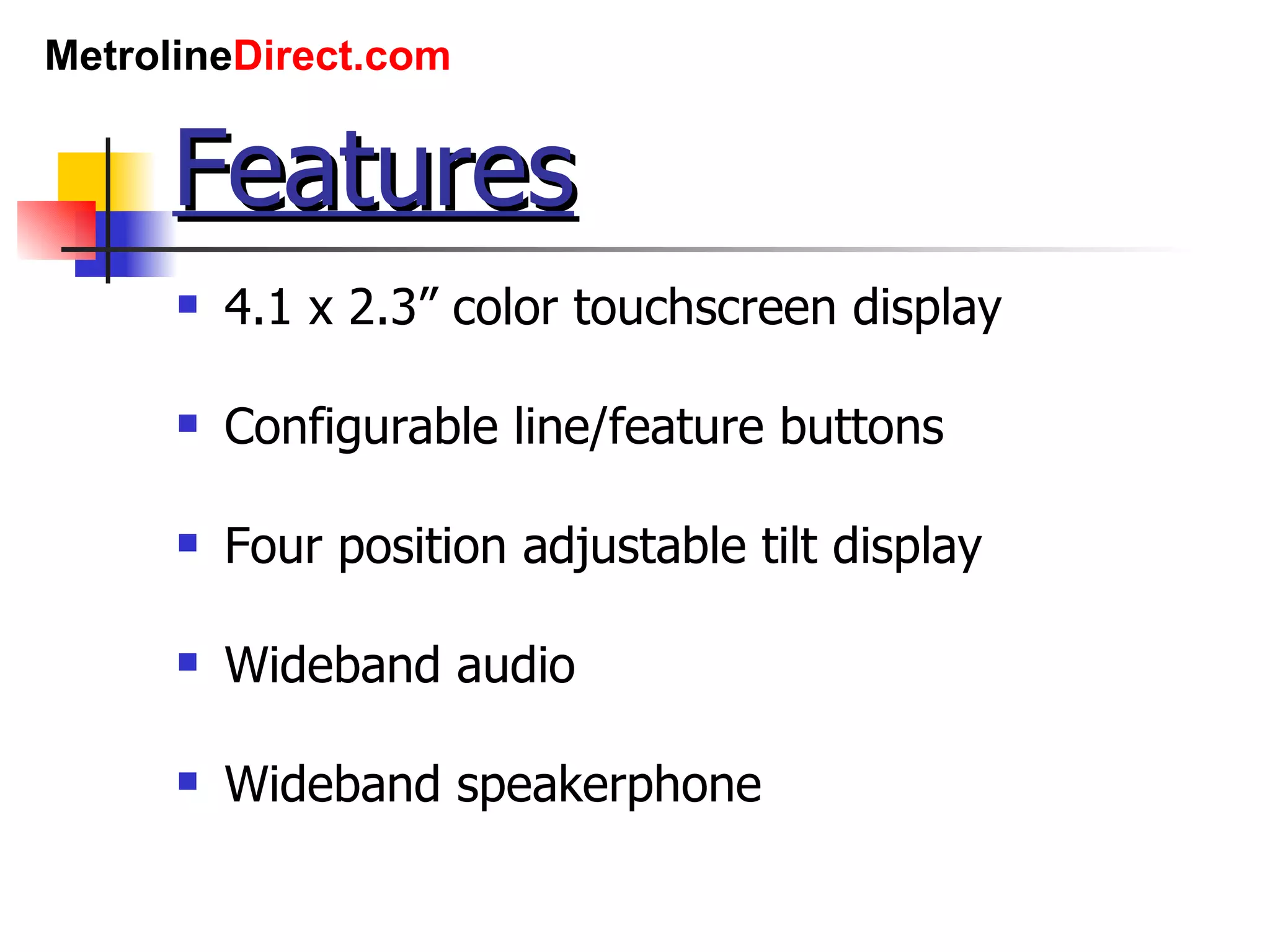 Avaya 9641G IP Telephone | PPT