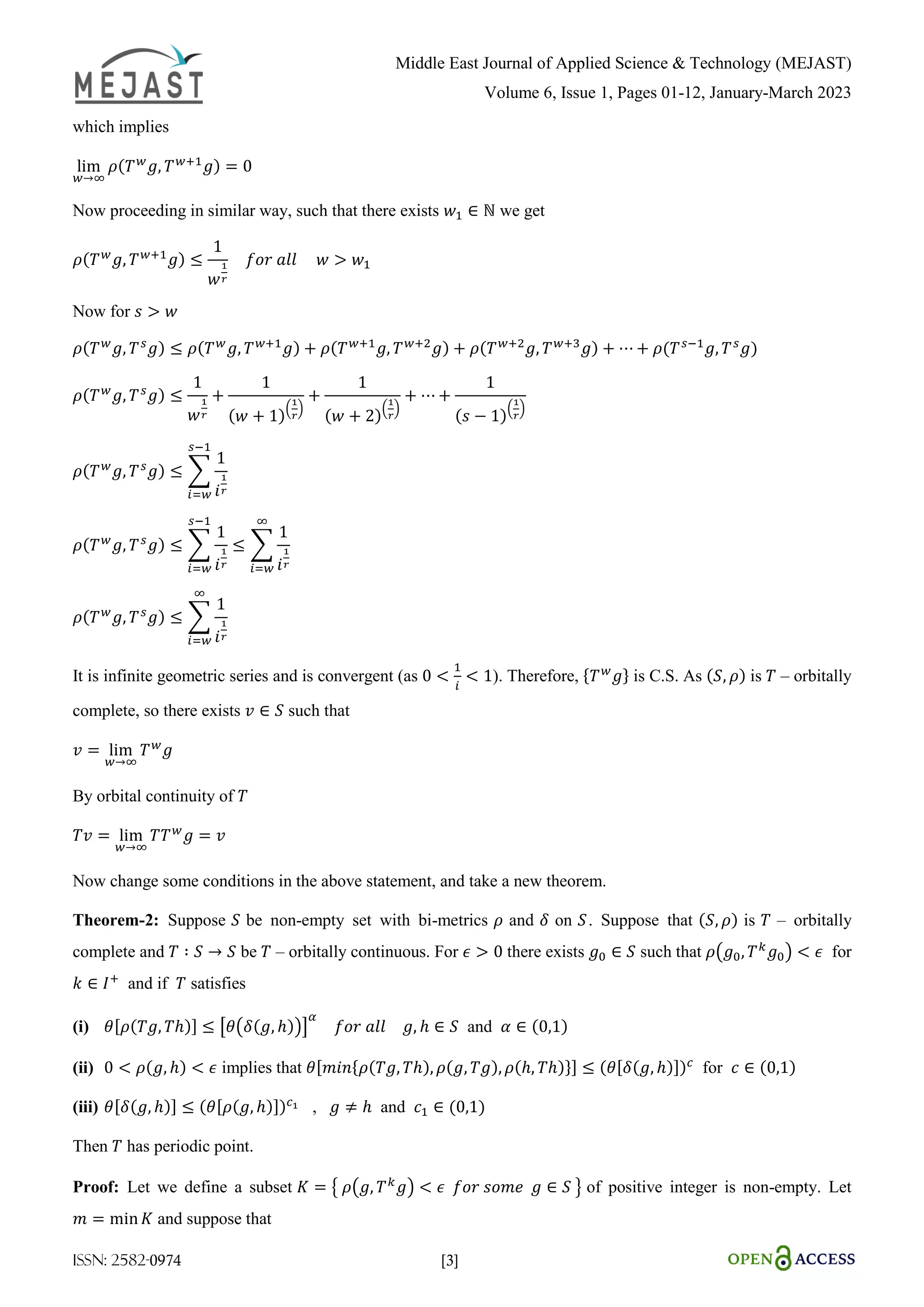 Non-unique Fixed Points of Self Mappings in Bi-metric Spaces | PDF