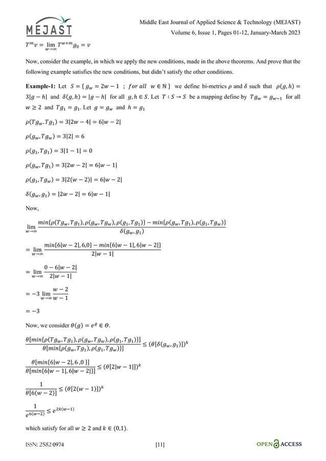 Non-unique Fixed Points of Self Mappings in Bi-metric Spaces | PDF