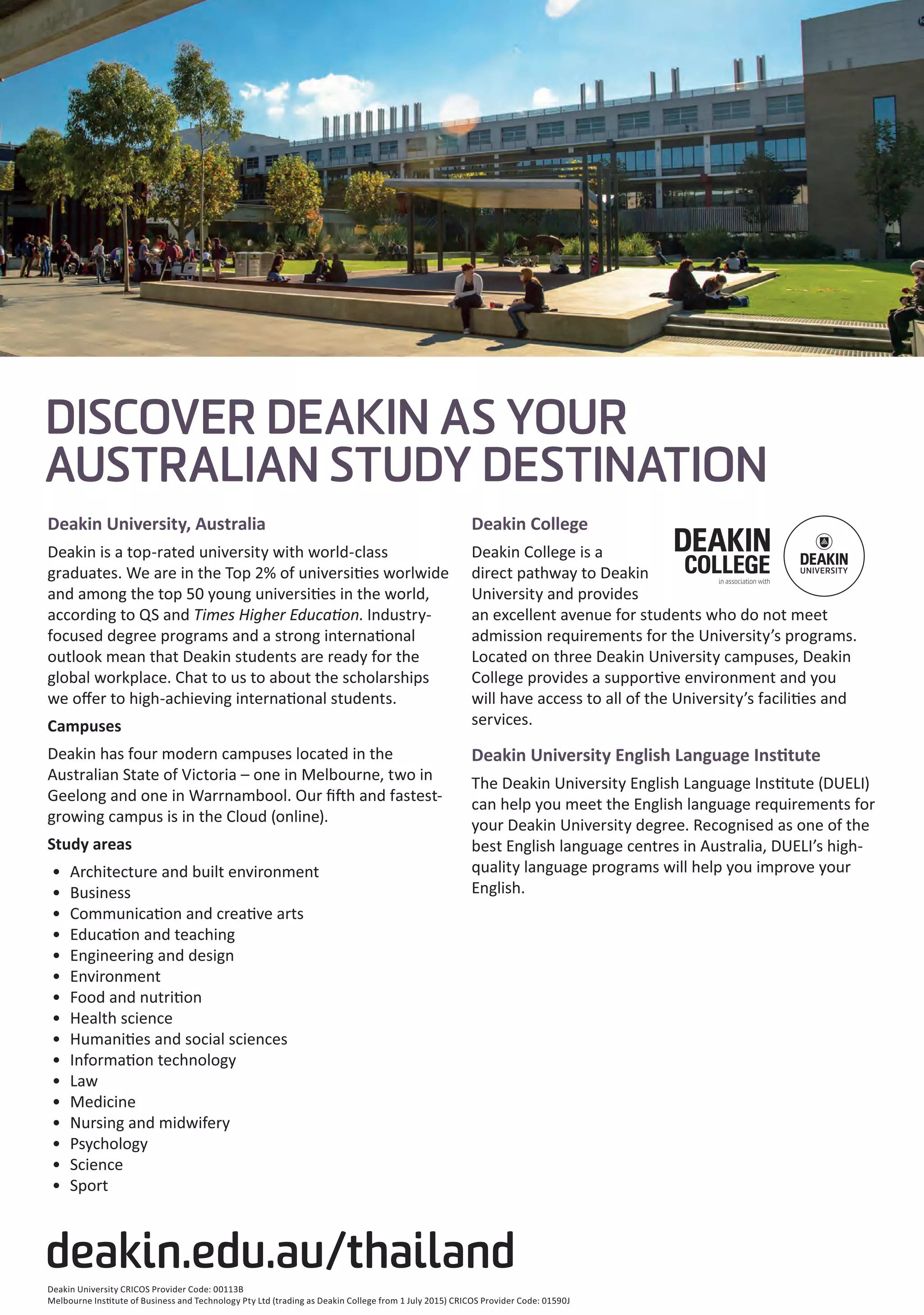 Flyer-DeakinDay2016-Thailand-A4 | PDF