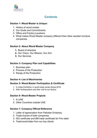 Profile and pre-qualification of Wood Master-Dec in-2016 complete ...
