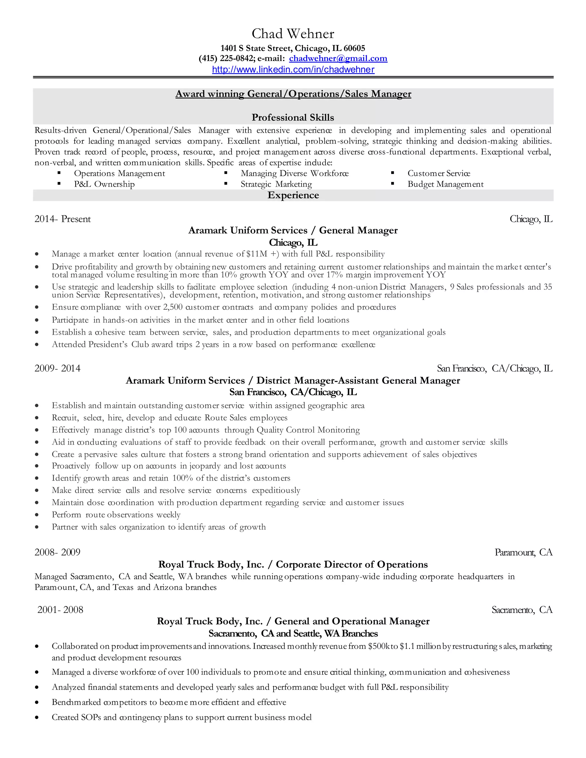 Chad_Wehner_Resume | PDF
